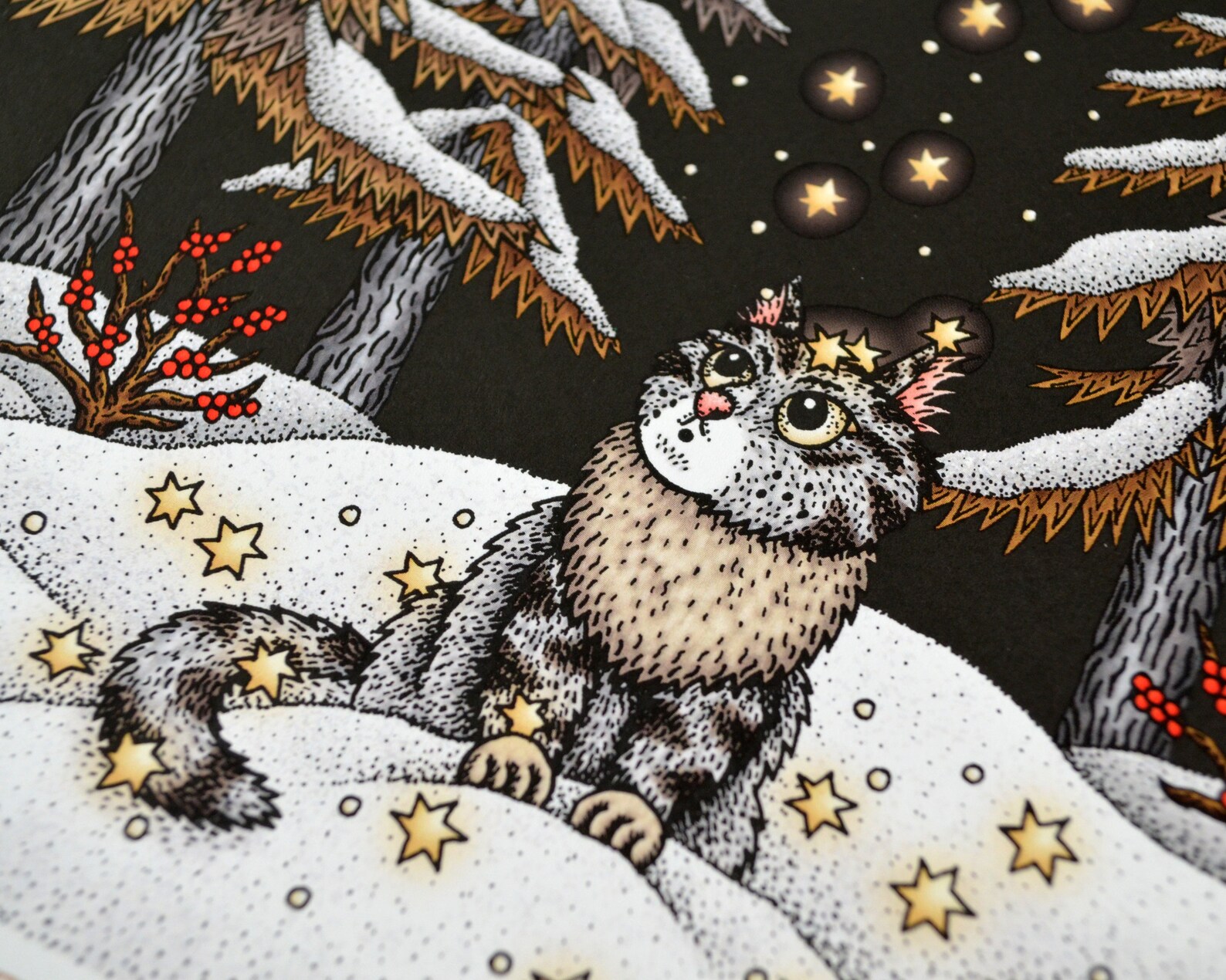 Star Talers Art Print Fairy Tale Illustration Squirrel - Etsy