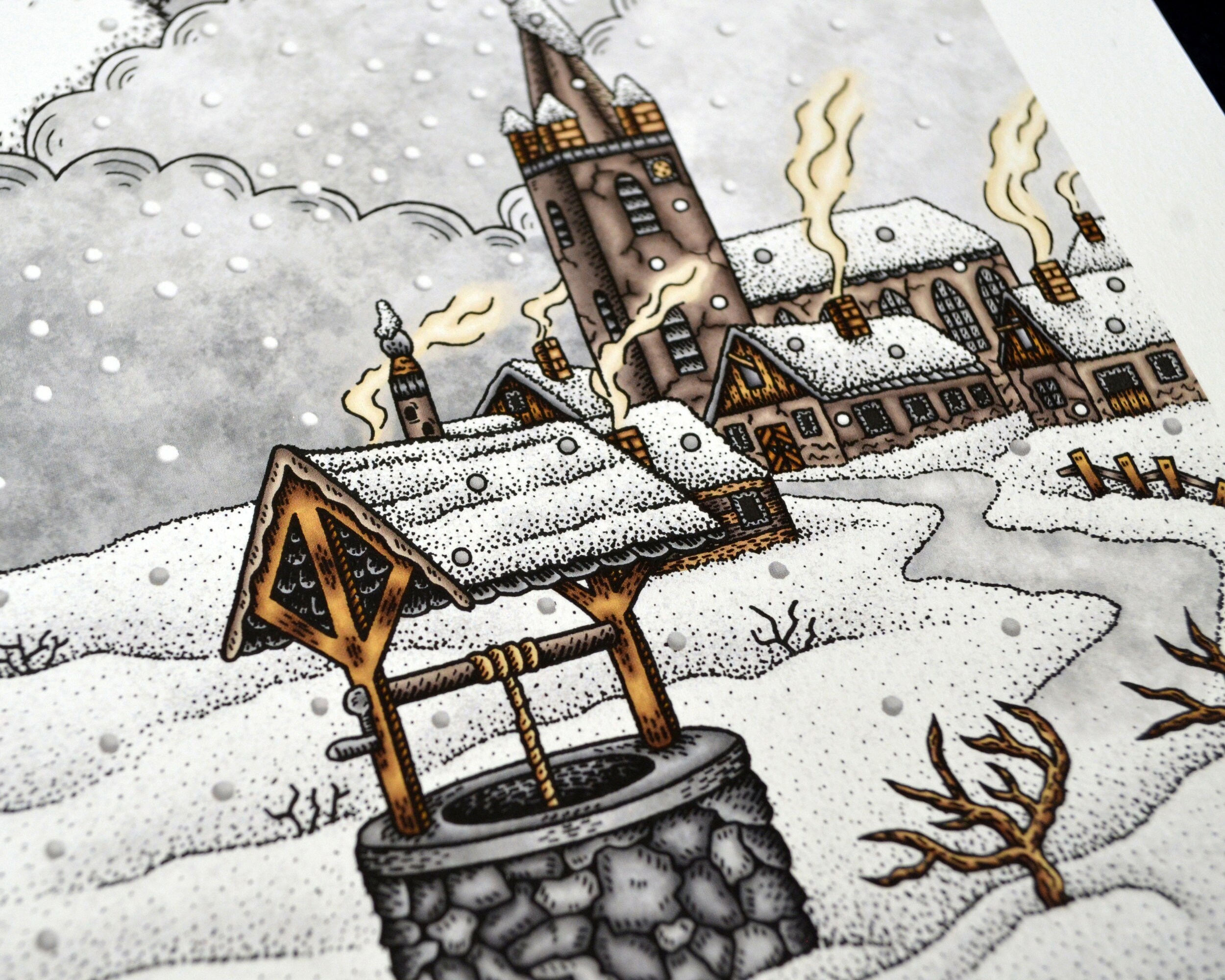 Mother Holle Art Print Fairy Tale Illustration Fox Art - Etsy