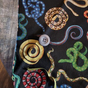 Hand Made Snake Tarot/oracle Deck Wrap/ Divining Cloth. 18" Square ...