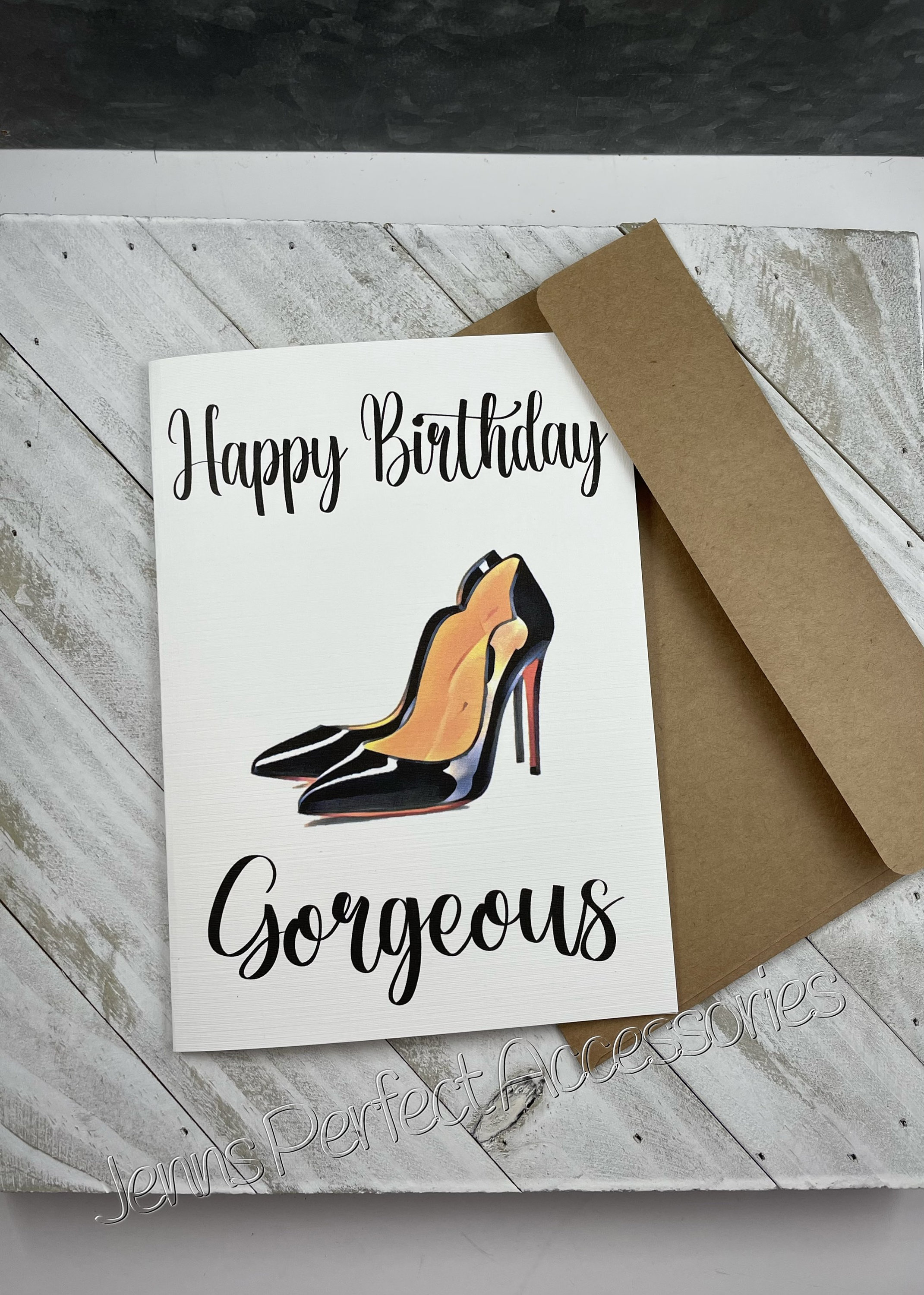 Happy Birthday Gorgeous Designer Birthday Card Fashion Card - Etsy