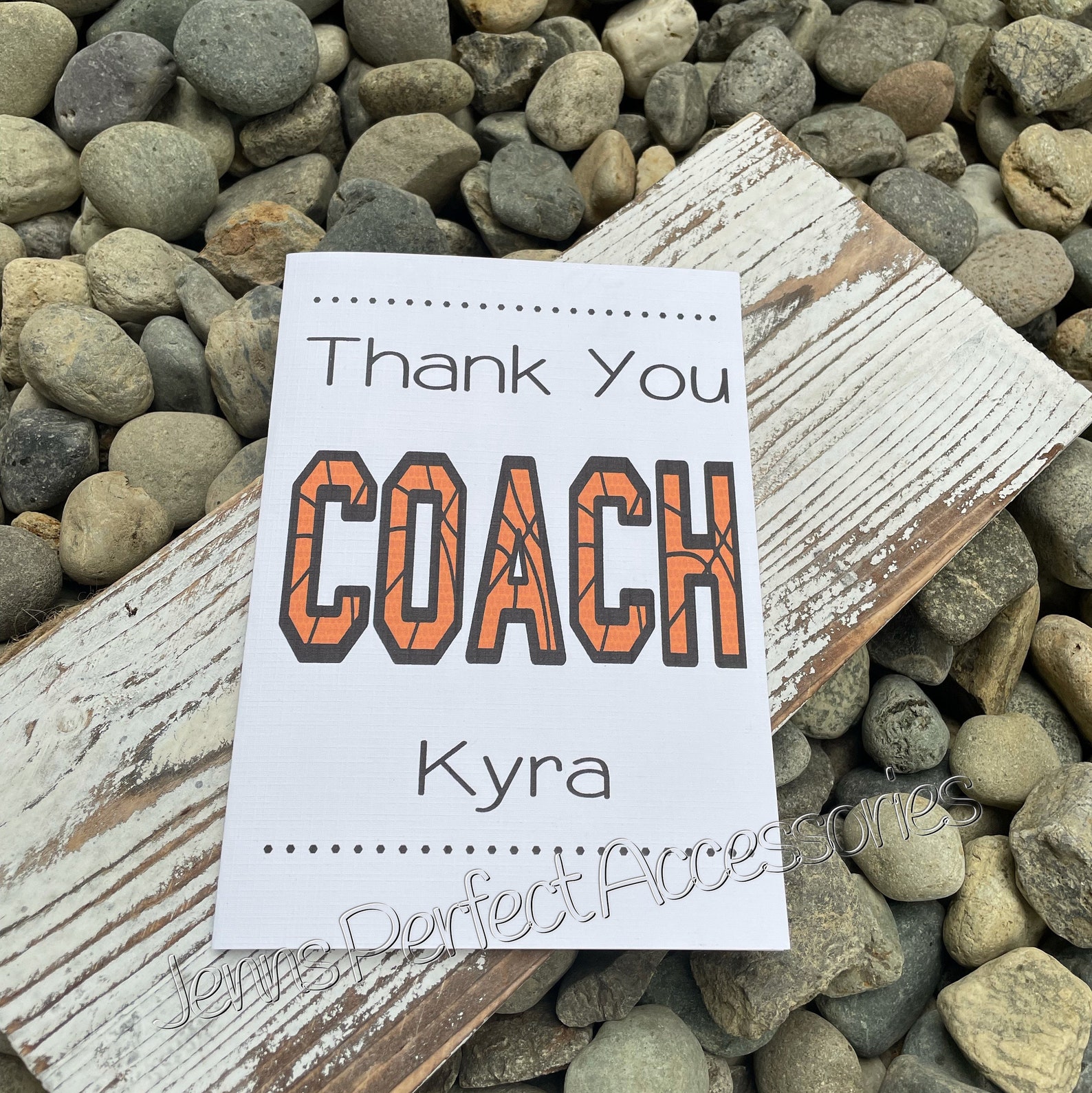 Personalized Basketball Coach Thank You Card Thanks Coach - Etsy
