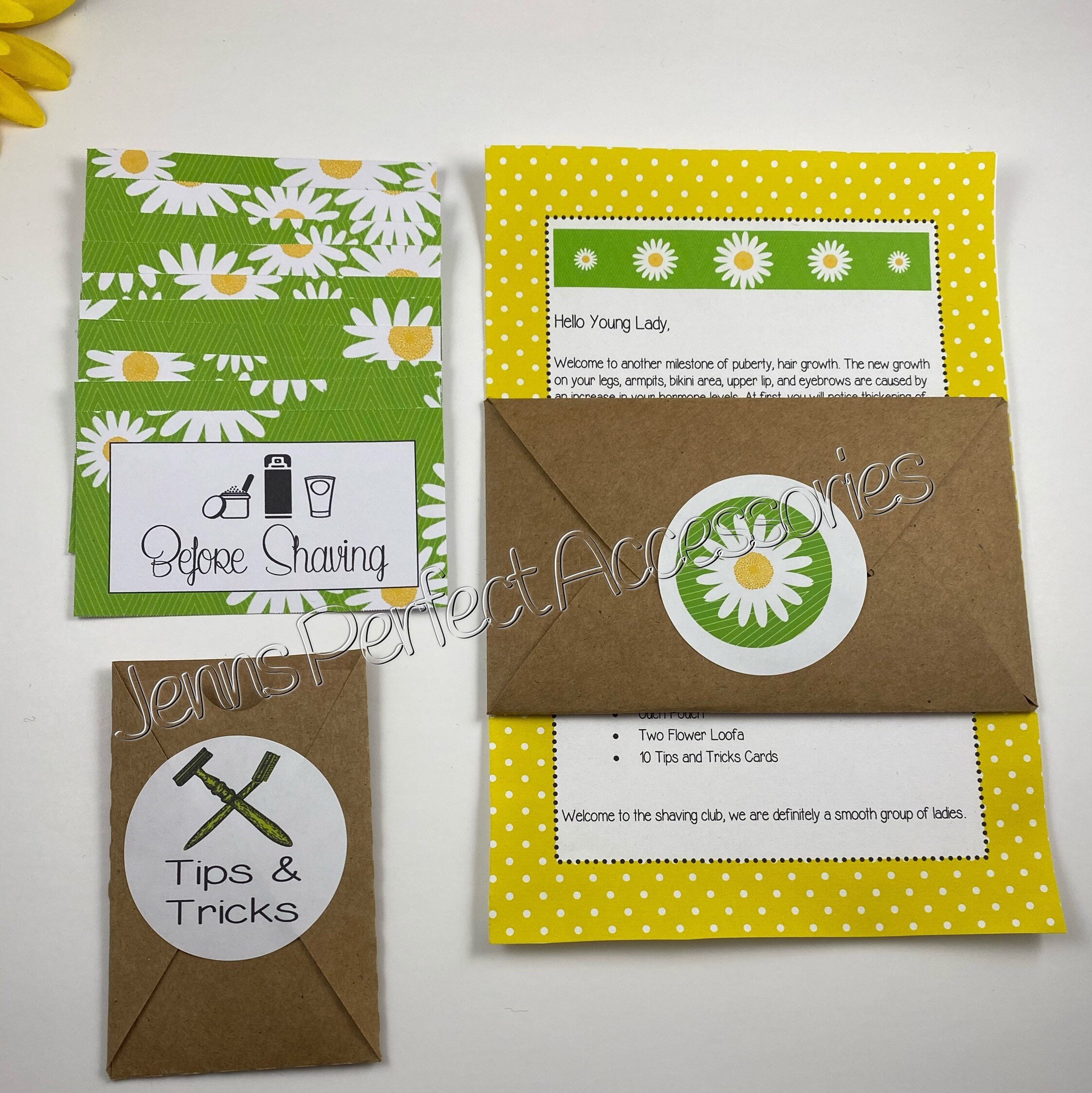 First Shave Kit for Girls, Hello Young Lady Shaving Kit, Shaving Legs ...