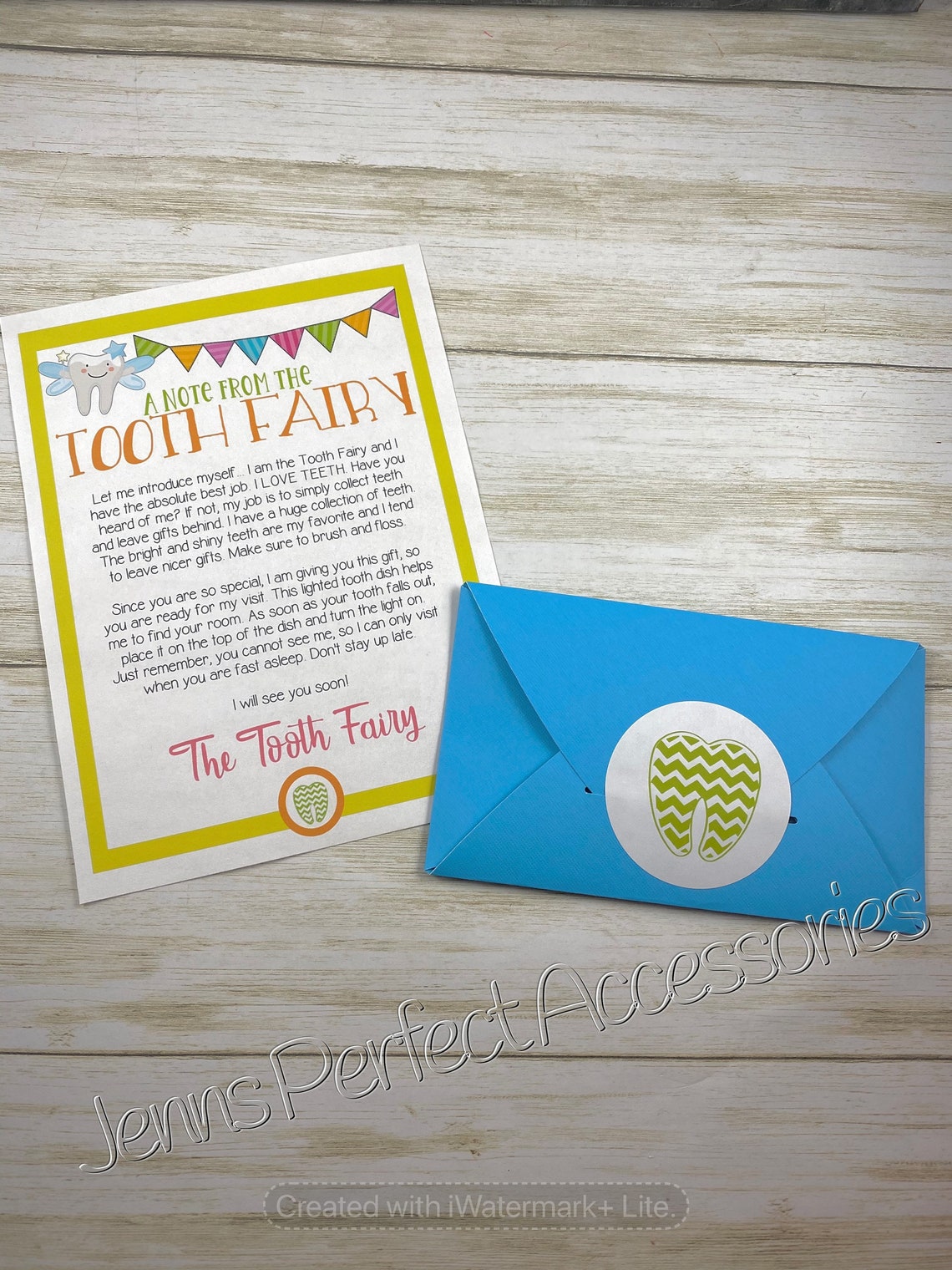 Hello Tooth Fairy Kit Tooth Fairy Letter Personalizes Tooth | Etsy