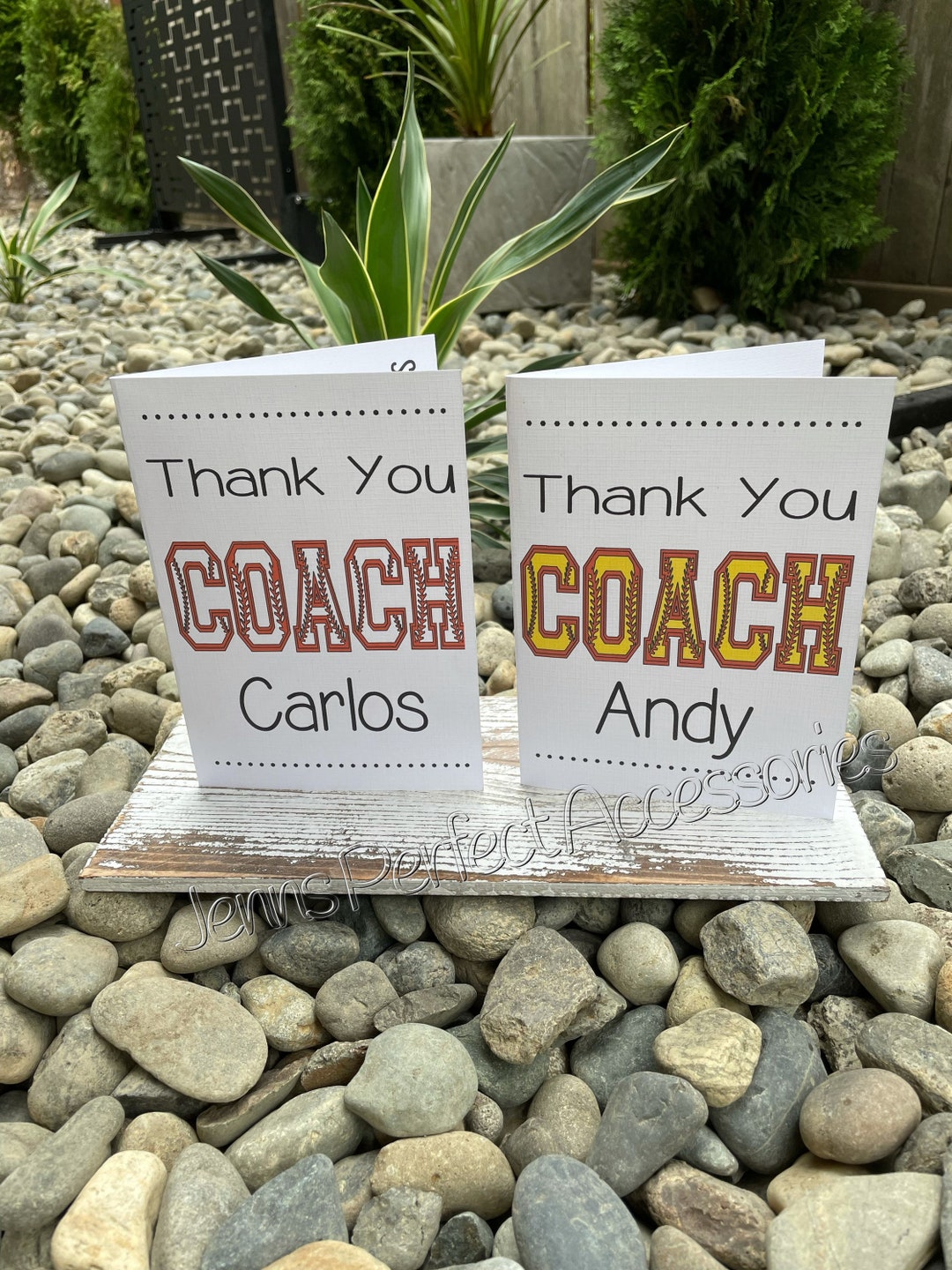 Personalized Thank You Coach Card, Softball Coach Card, Baseball Coach ...