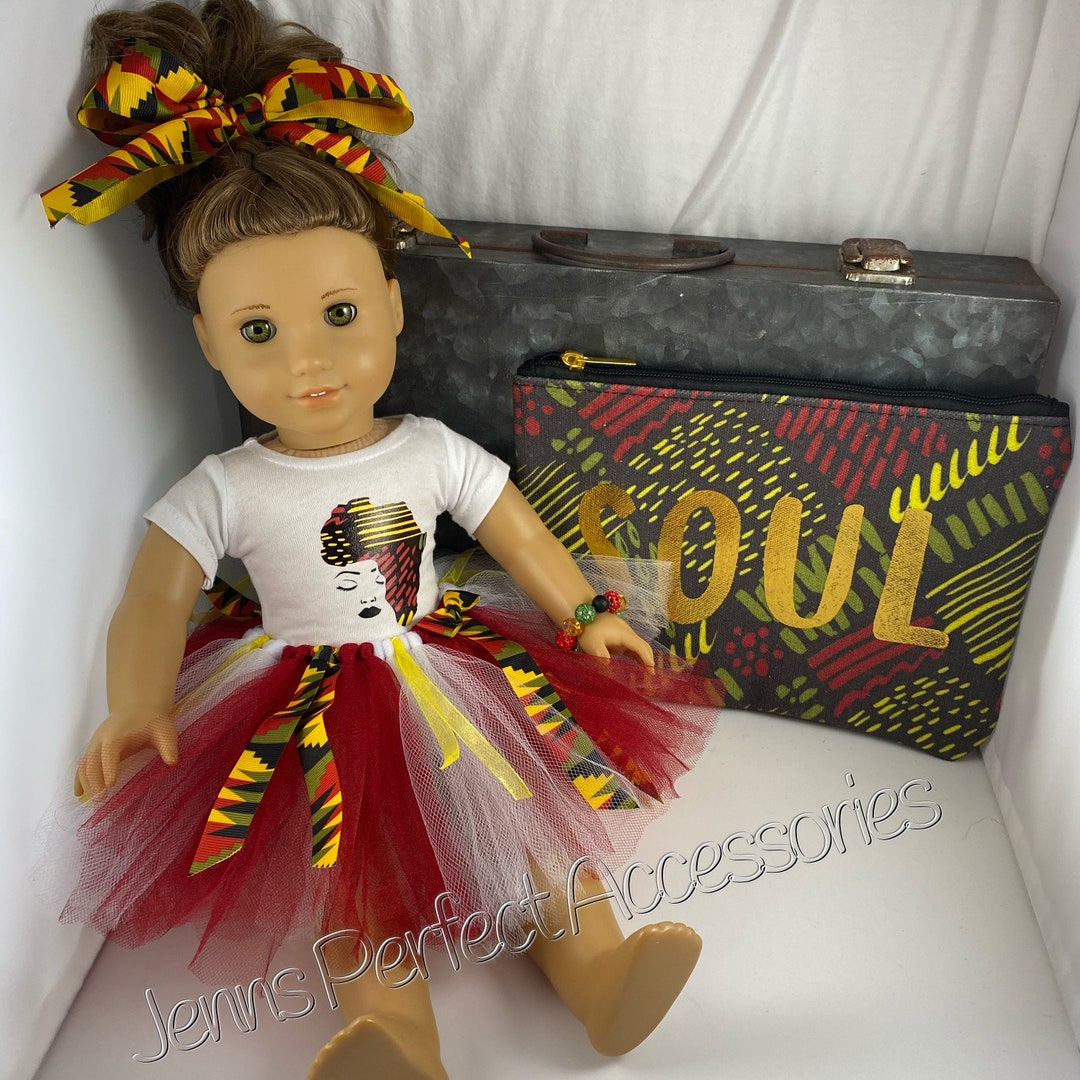 African Heritage Doll Outfit, African Doll Outfit, 18 Inch Doll Clothes ...