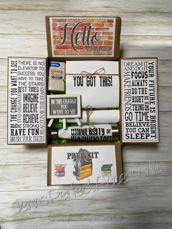 College Freshman Gift Prep or College Gift Off to College | Etsy
