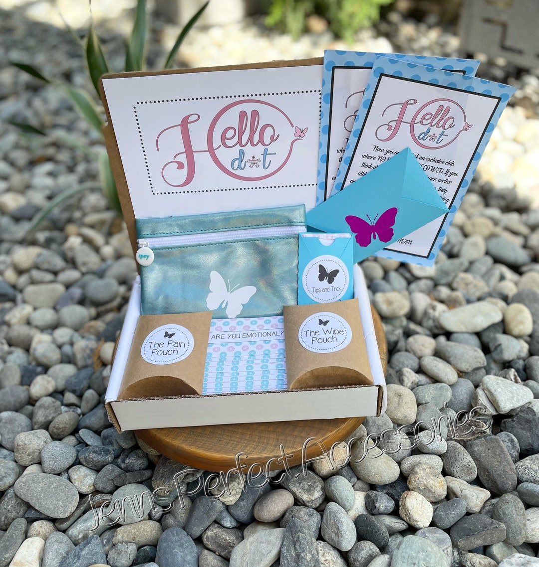 First Period Kit for Teens, Hello Dot Period Kit, Emergency Period Kit ...