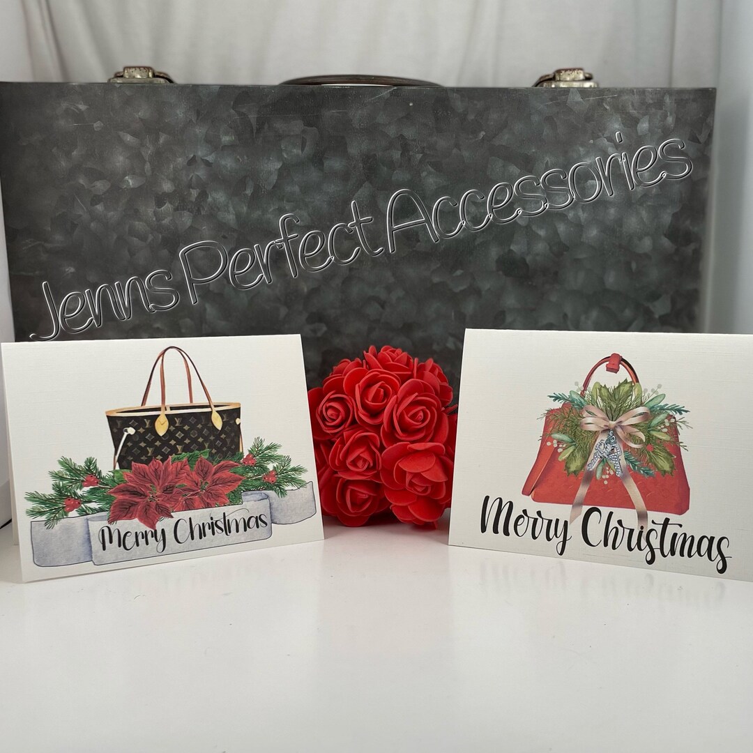 Merry Christmas Designer Cards, Christmas Card Set, Personalized ...