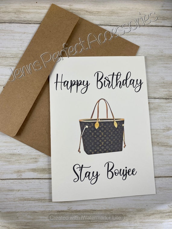 Happy Birthday Stay Boujee Card Birthday Card for Her Best | Etsy
