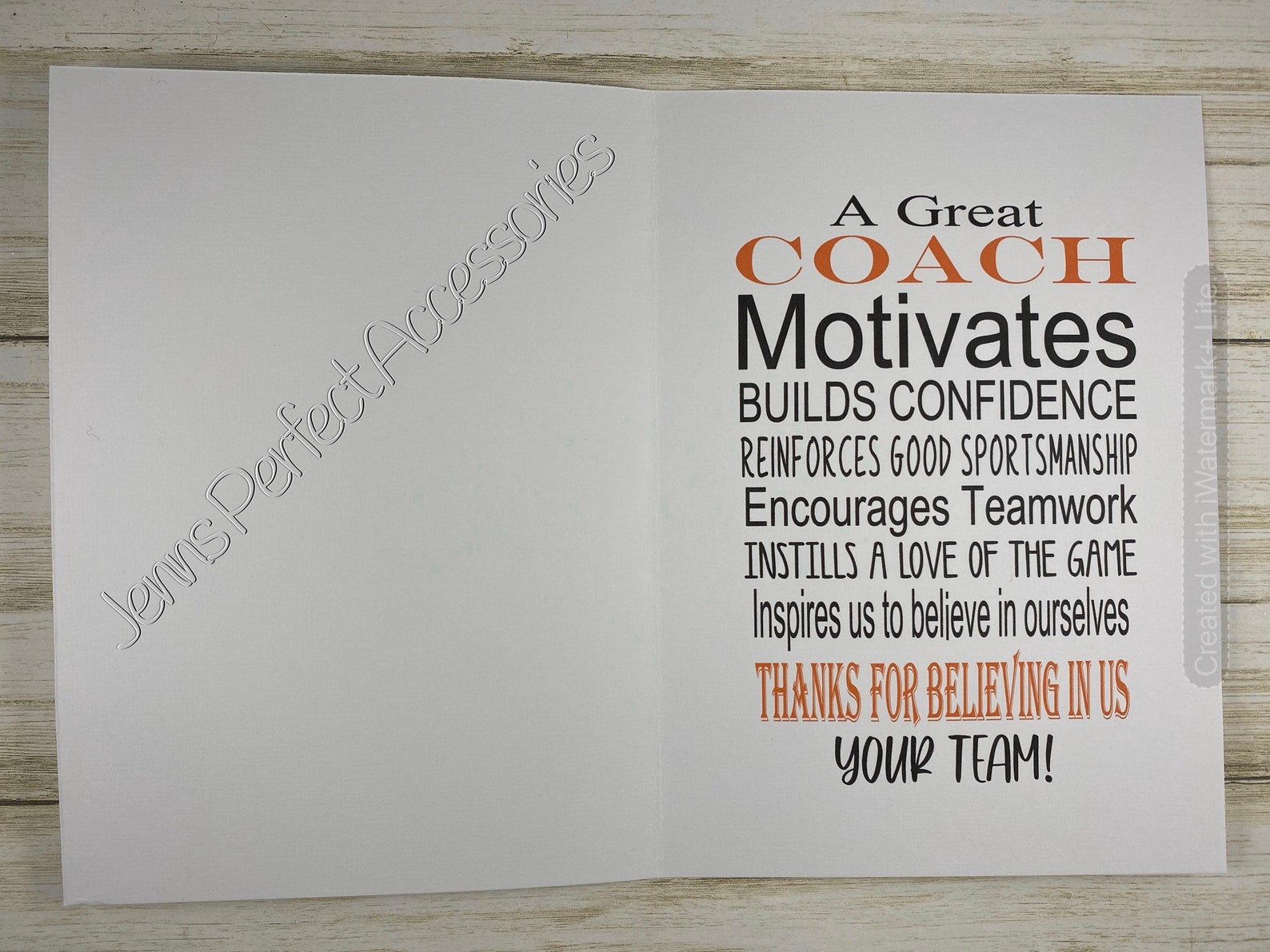 Personalized Basketball Coach Thank You Card Thanks Coach - Etsy
