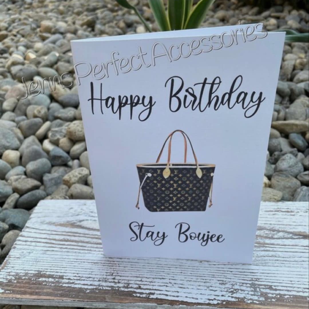 Happy Birthday Stay Boujee Card, Birthday Card for Her, Best Friend ...