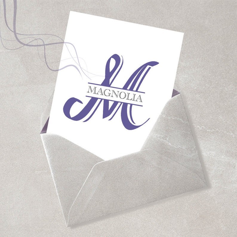 Fancy Split Monogram Alphabet, Split Vector Letters for Monograms ...