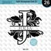Split Monogram Svg, Monogram Svg, Split Letter Svg, Split Monogram ...