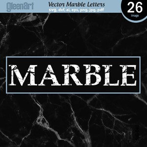 Vector Marble Alphabet, Vector Marble Letters, Marble Pattern, Ai, Eps ...