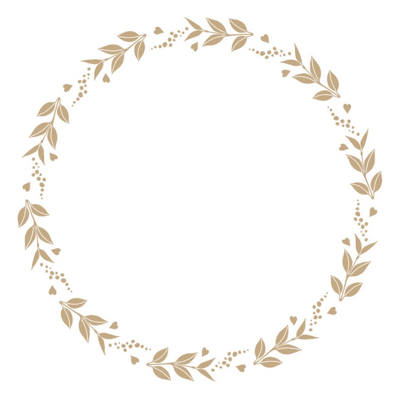 Flourish Wreaths Svg Floral Frames Monogram Frame Svg - Etsy