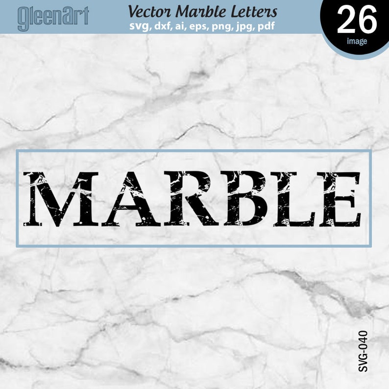 Vector Marble Alphabet Vector Marble Letters Marble Pattern | Etsy