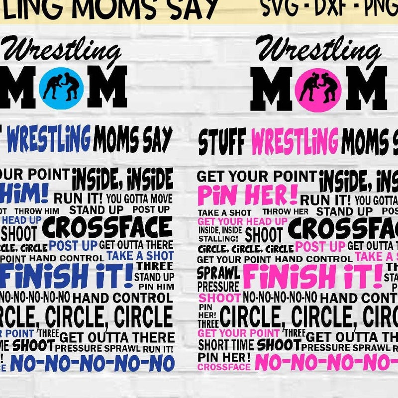 Wrestling Clipart Scrapbook - Etsy
