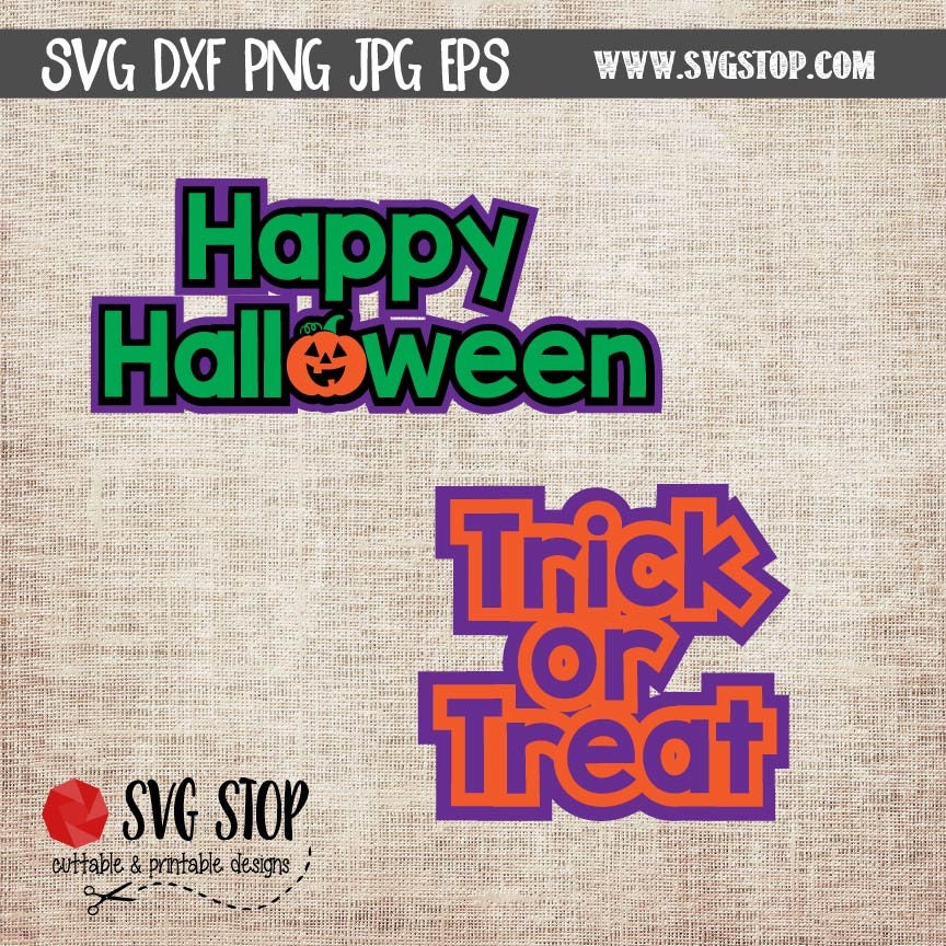 Halloween Graphics Bundle SVG DXF PNG Jpg Eps Cuttable and - Etsy