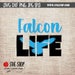Falcon Mascot Mini Bundle - SVG, DXF, PNG, Jpg, Eps - Clip Art Cut File ...