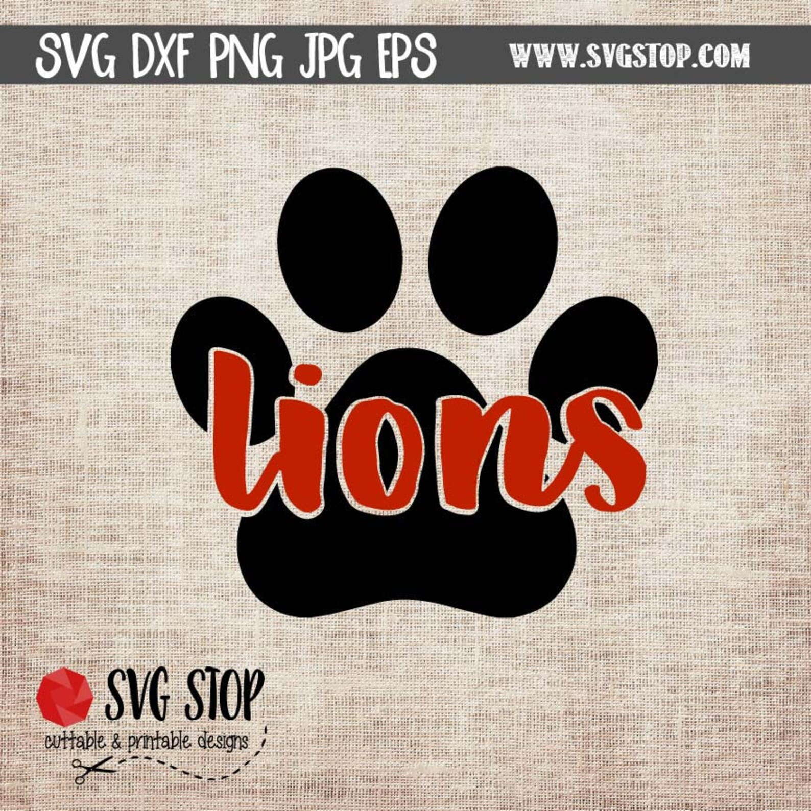 Lions Mascot Mini Bundle SVG DXF PNG Jpg Eps Clip Art | Etsy