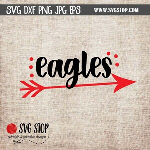 Eagle Mascot Mini Bundle - SVG, DXF, PNG, Jpg, Eps - Clipart Cut File ...