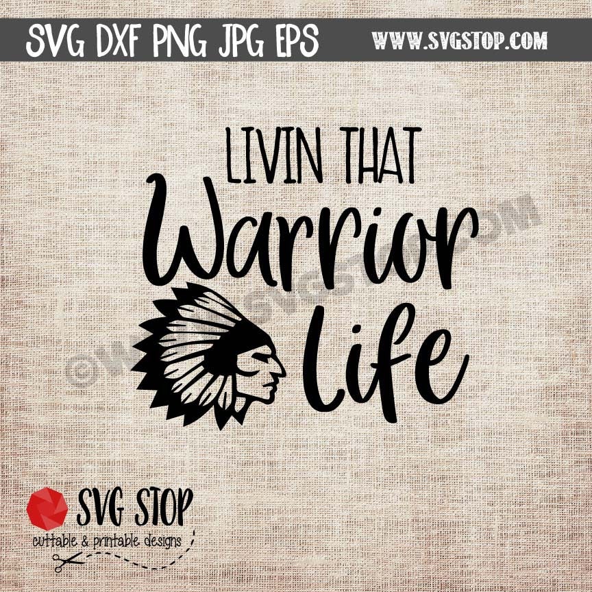 Warrior Mascot Mini Bundle SVG DXF PNG Jpg Eps Clip | Etsy