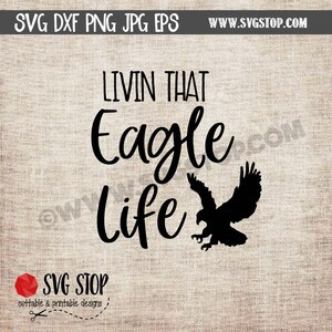 Eagle Mascot Mini Bundle - SVG, DXF, PNG, Jpg, Eps - Clipart Cut File ...