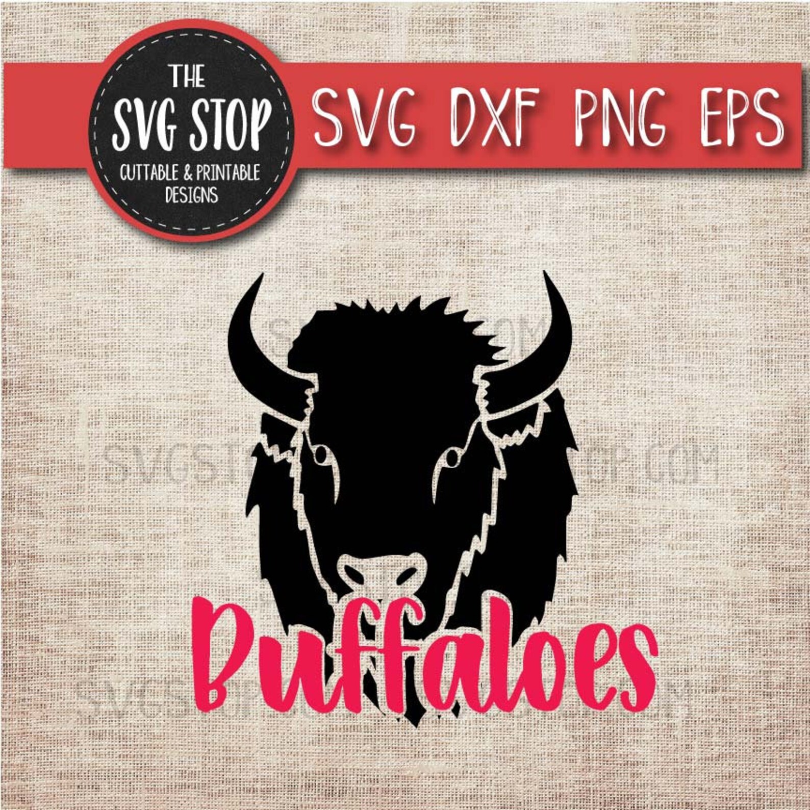 Buffalo Mascot Bundle SVG DXF PNG Jpg Eps Clip Art Cut - Etsy