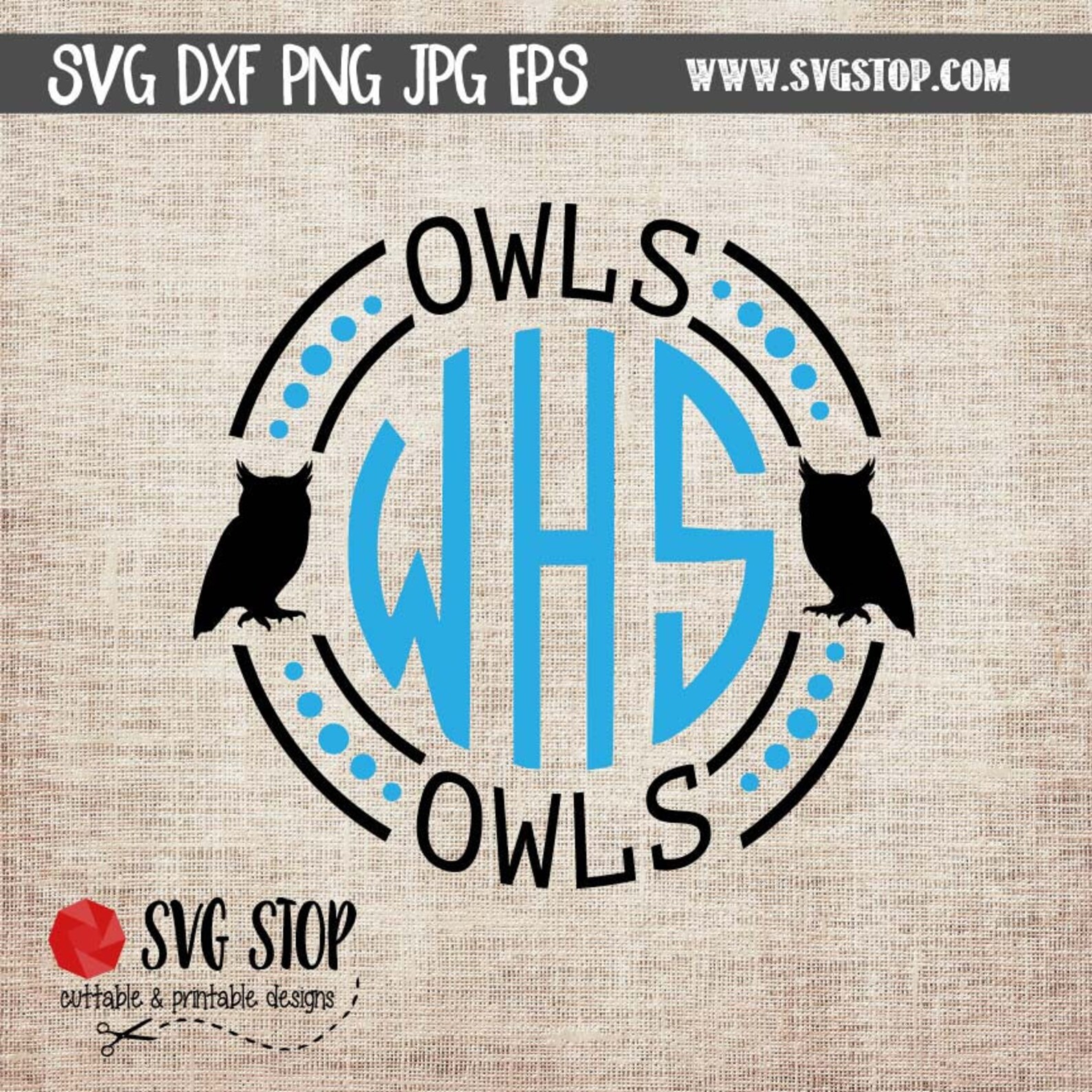 Owls Mascot Mini Bundle SVG DXF PNG Jpg Eps Clip Art Cut - Etsy