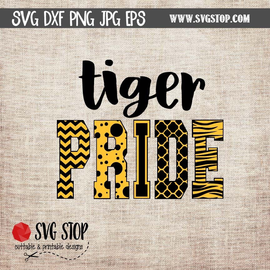 Tiger Mascot Mini Bundle SVG DXF PNG Jpg Eps Clip Art | Etsy