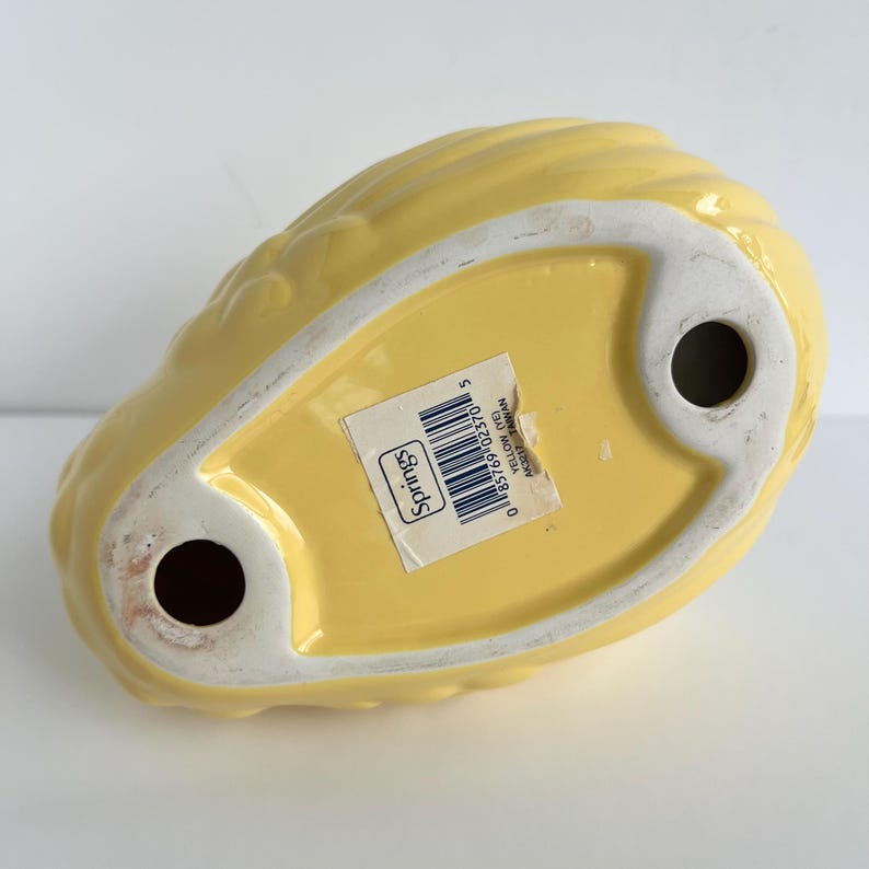 Vintage Yellow Swan Soap Dish, Springs Ceramic, Hollywood Regency ...