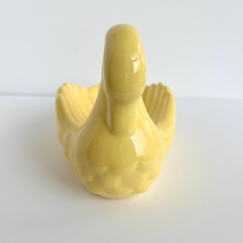 Vintage Yellow Swan Soap Dish, Springs Ceramic, Hollywood Regency ...