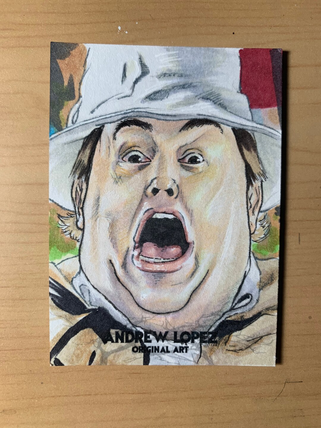 Original John Candy - Great Outdoors - Sketchcard Portrait Illustration ...