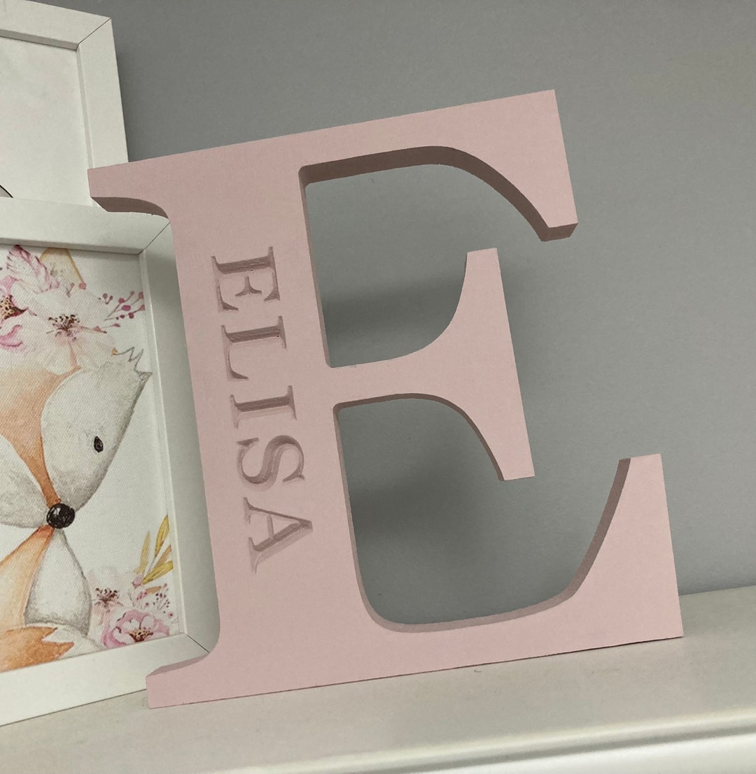 Elisa 20cm Letter With the Name Bedroom Decor Nursery - Etsy