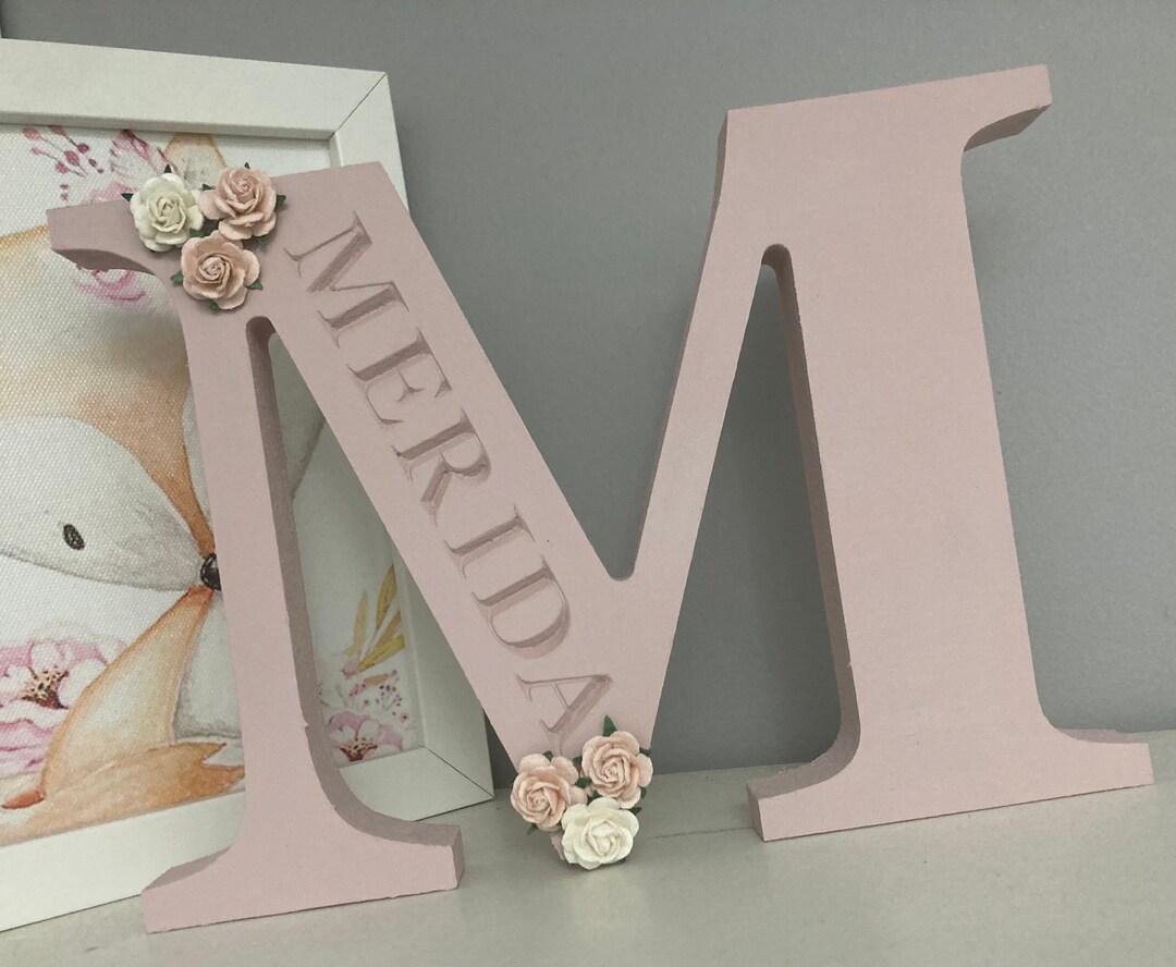 Freestanding Letters, Nursery Decor,new Baby Gift, Personalised Gift ...