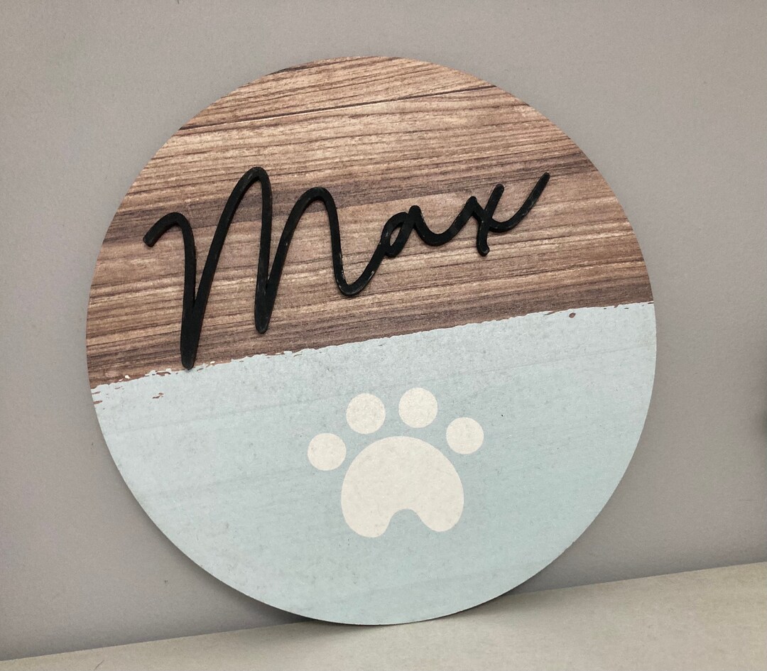 Max Pet Door Sign Dog Door Sign Personalised Dog Door - Etsy