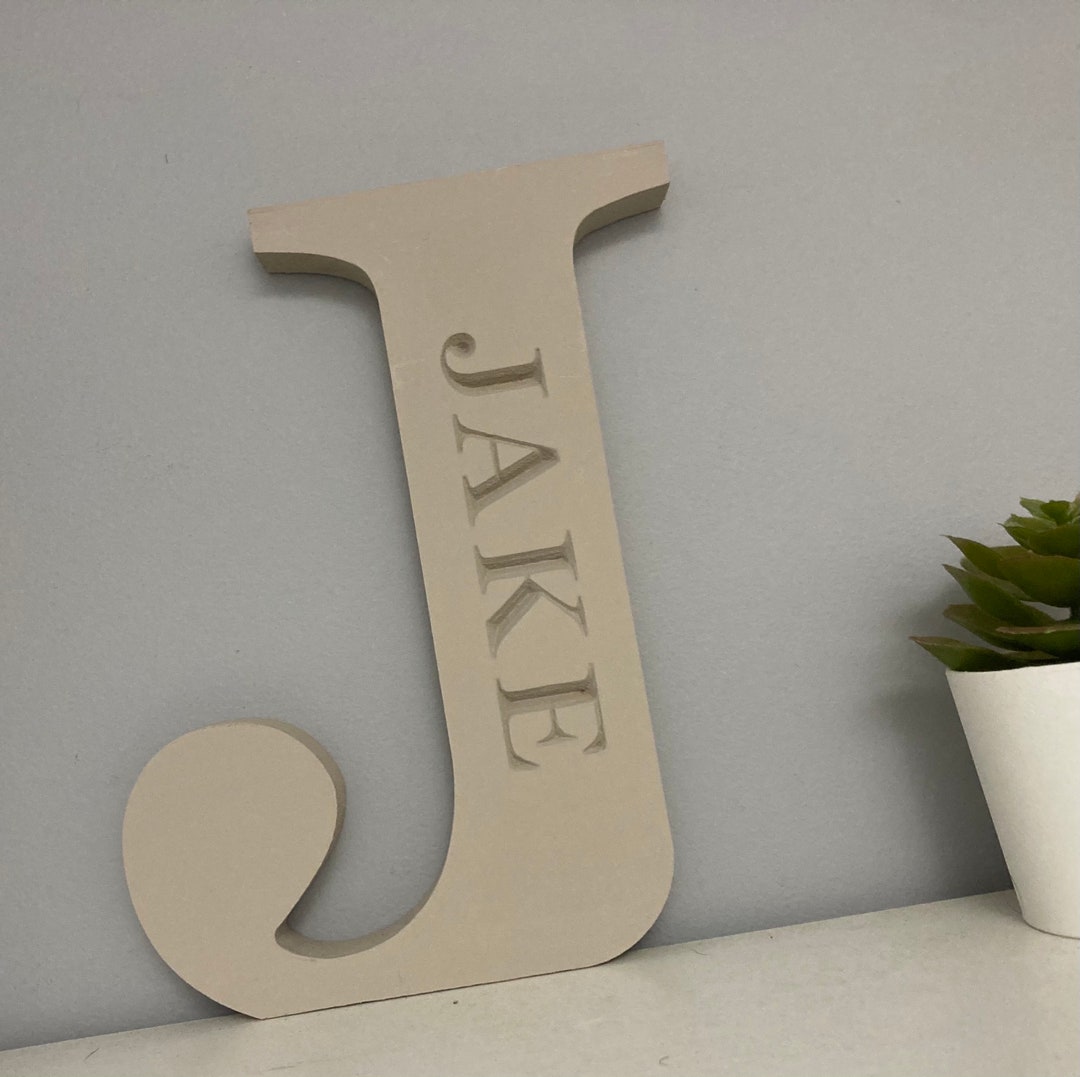 Jake 20cm Letter With the Name Bedroom Decor Nursery - Etsy