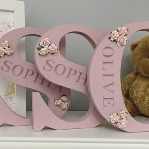 Freestanding Letters Nursery Decornew Baby Gift - Etsy UK