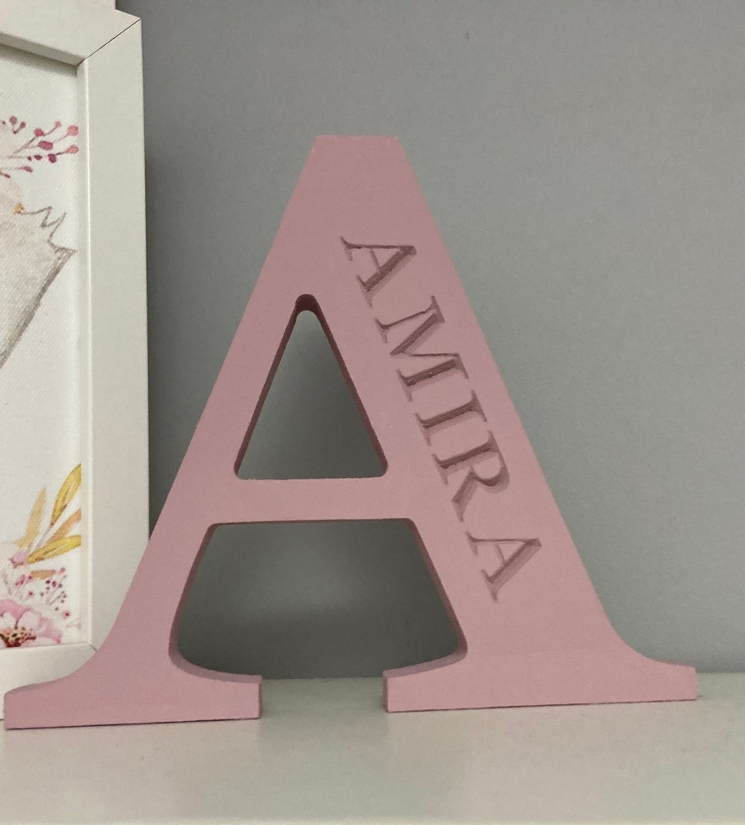 Amira 15cm Letter With the Name Bedroom Decor Nursery - Etsy