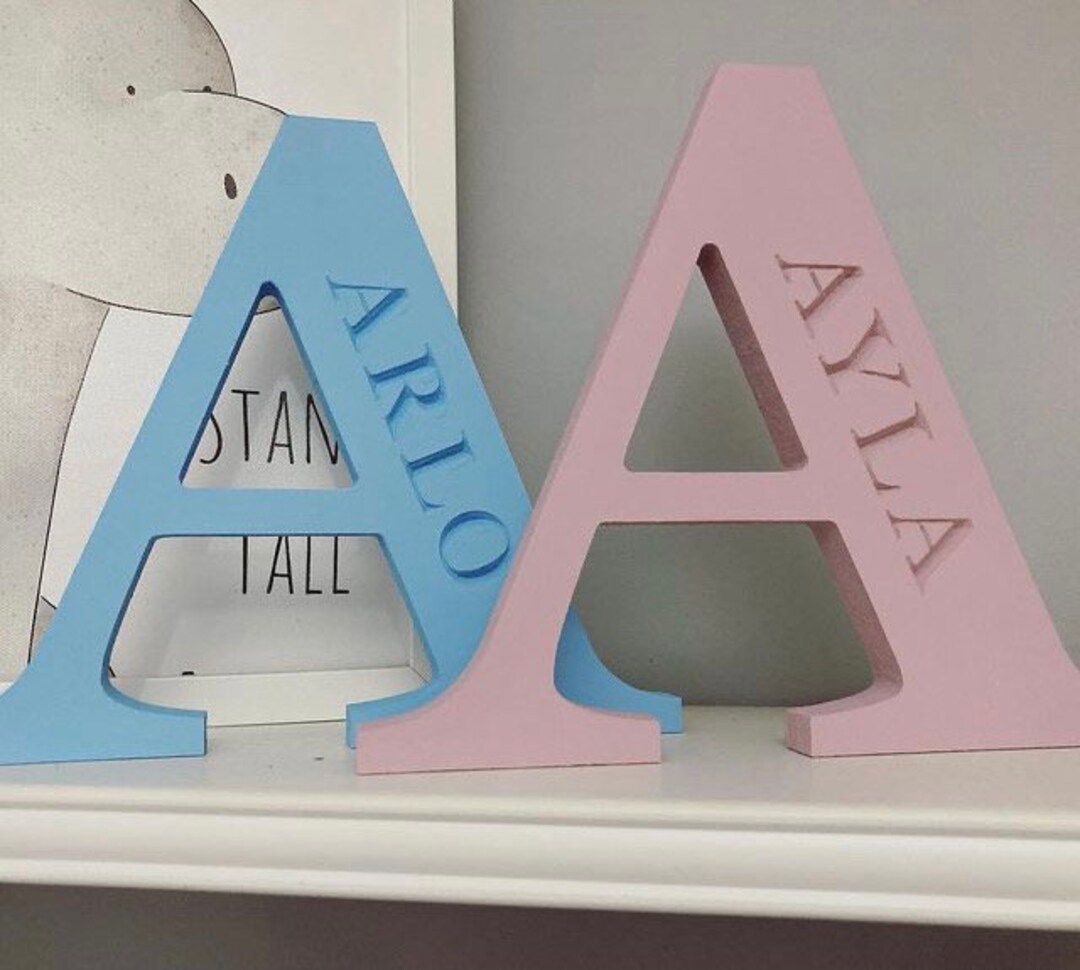 Nursery Letters , Wooden Letters , Nursery Decor , New Baby Gift ...