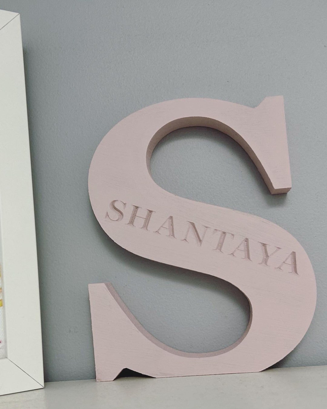 Shantaya Wooden Letters,nursery Decor, New Baby Gift , Personalised Gift , New Baby Boy, New ...
