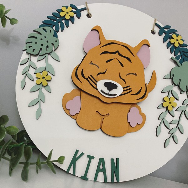 Tiger Nursery Theme - Etsy