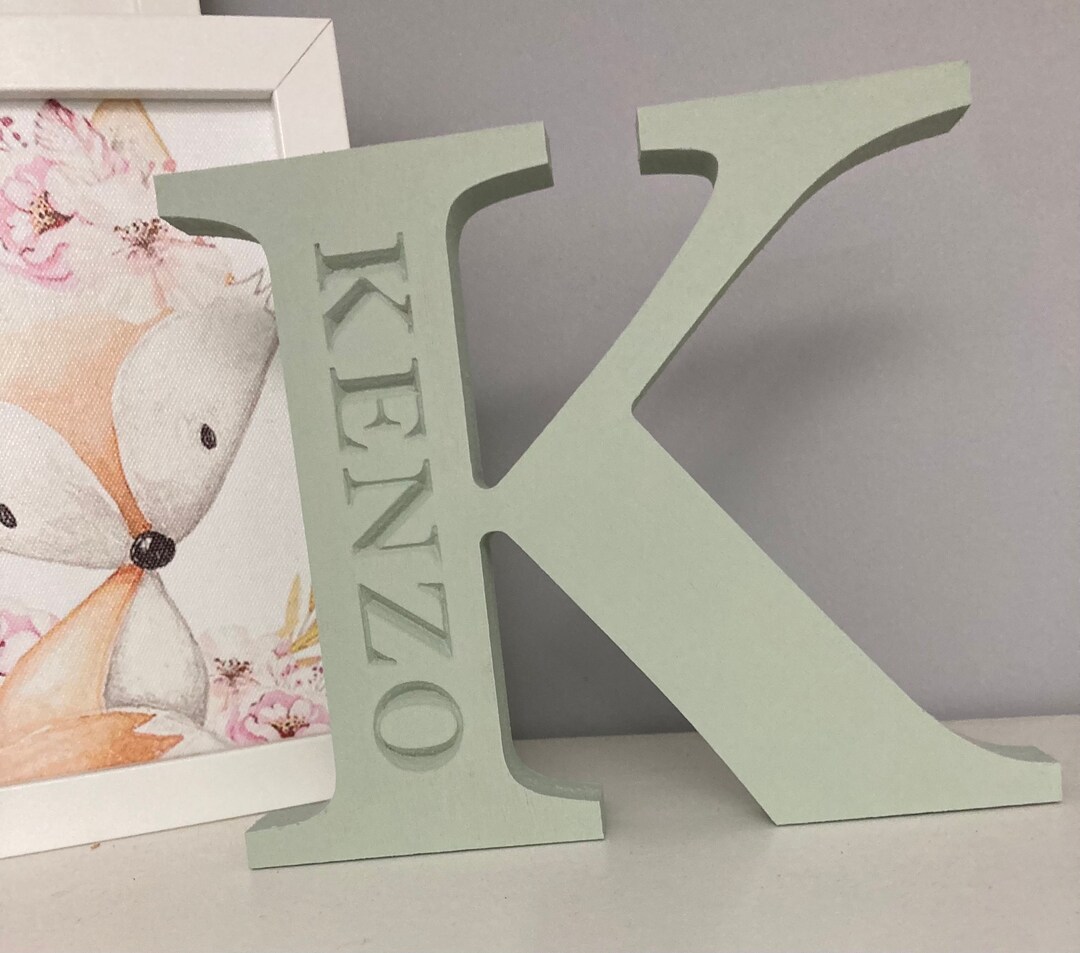 Kenzo 15cm Letter With the Name Bedroom Decor Nursery - Etsy