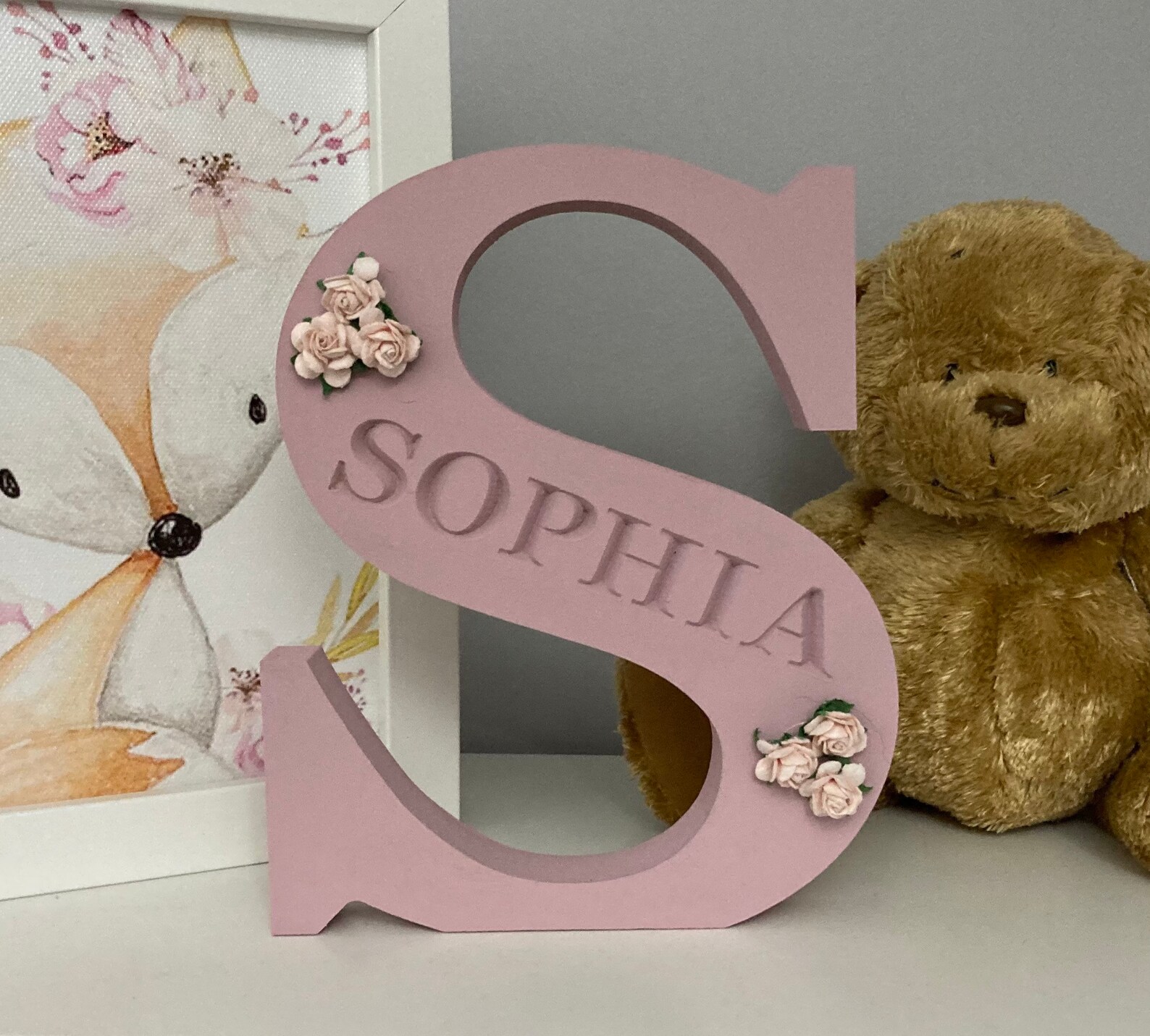 Freestanding Letters Nursery Decornew Baby Gift - Etsy UK