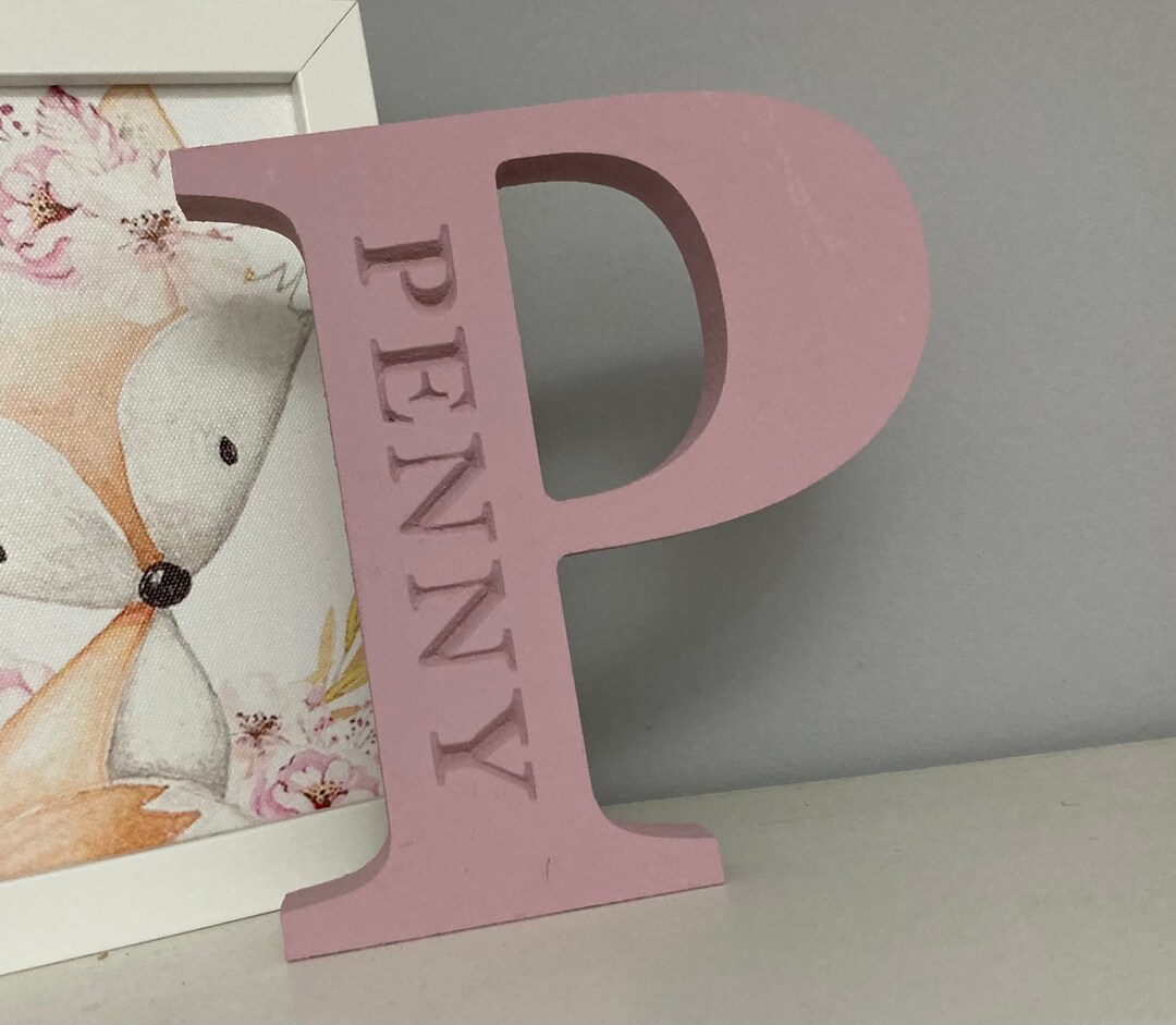 Penny 15cm Letter With the Name Bedroom Decor Nursery - Etsy