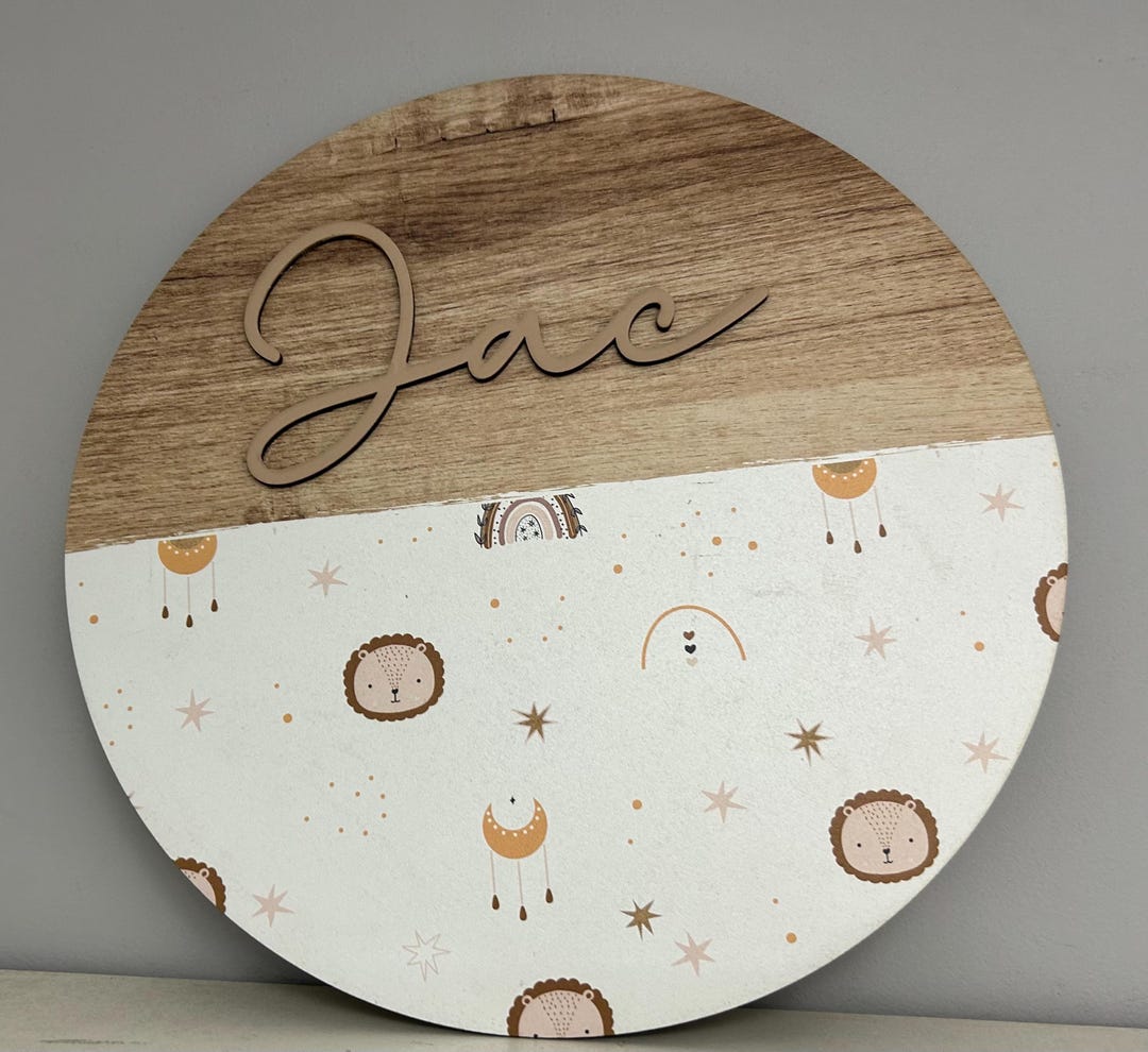 Jac Safari Rainbow Themed Door Sign - Etsy