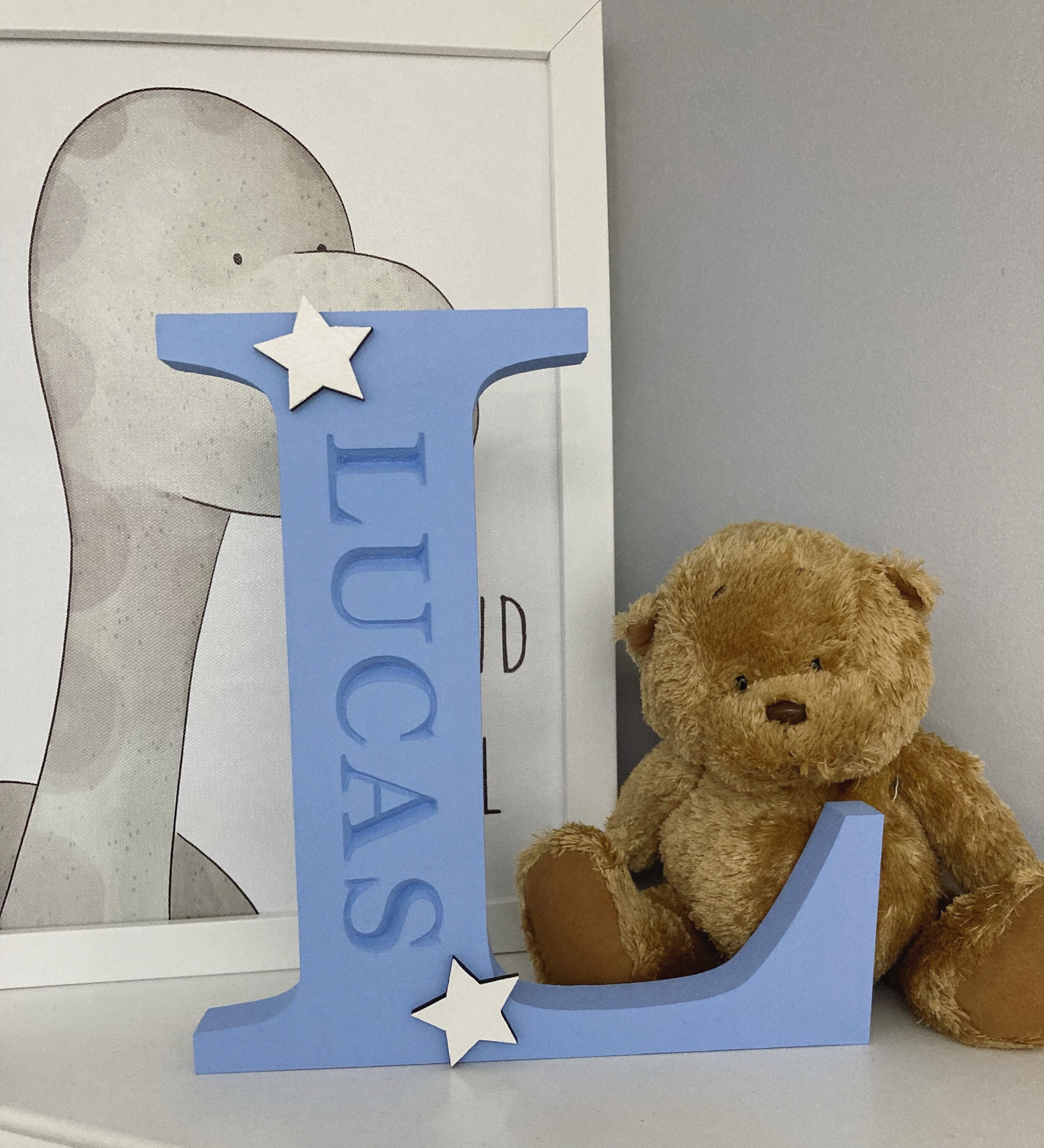 Nursery Letters Wooden Letters Nursery Decor New Baby | Etsy