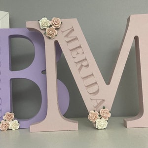 Freestanding Letters, Nursery Decor,new Baby Gift, Personalised Gift ...