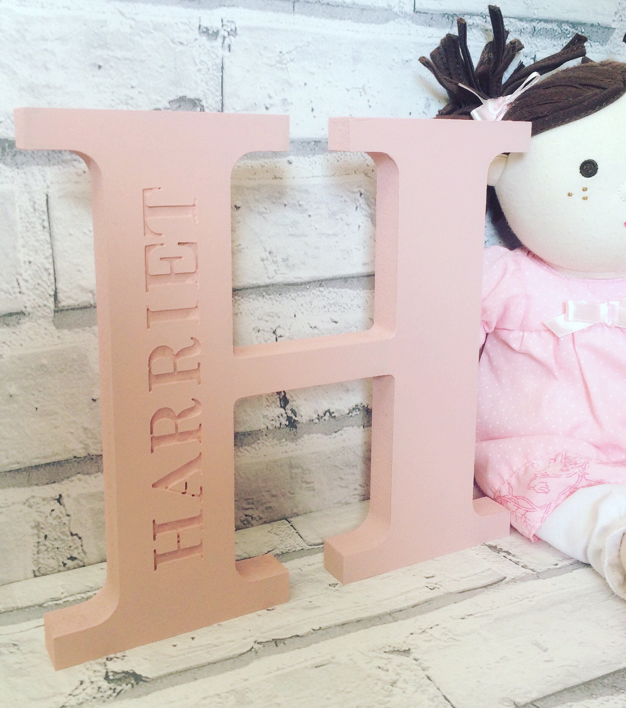 Nursery letters Wooden Letters Nursery decor New Baby | Etsy