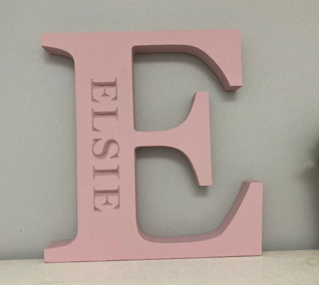 Elsie 15cm Letter With the Name Bedroom Decor Nursery - Etsy